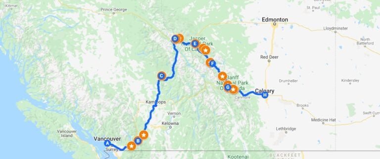 Vancouver to Calgary Road Trip: Alternatives to Highway 1 | Off Track ...