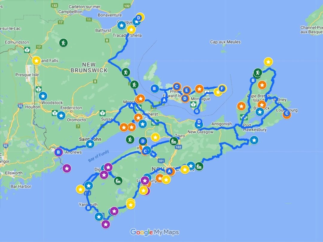 East Coast Canada Road Trip | 14 and 30 Day Itineraries