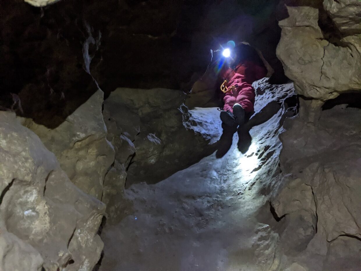 Exploring Rat's Nest Cave with Canmore Cave Tours | Off Track Travel