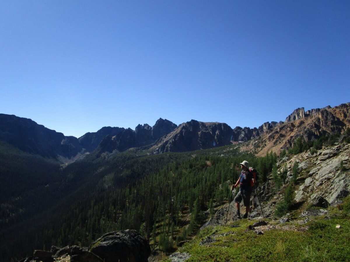 Hiking the Rim Trail in Cathedral Provincial Park, British Columbia