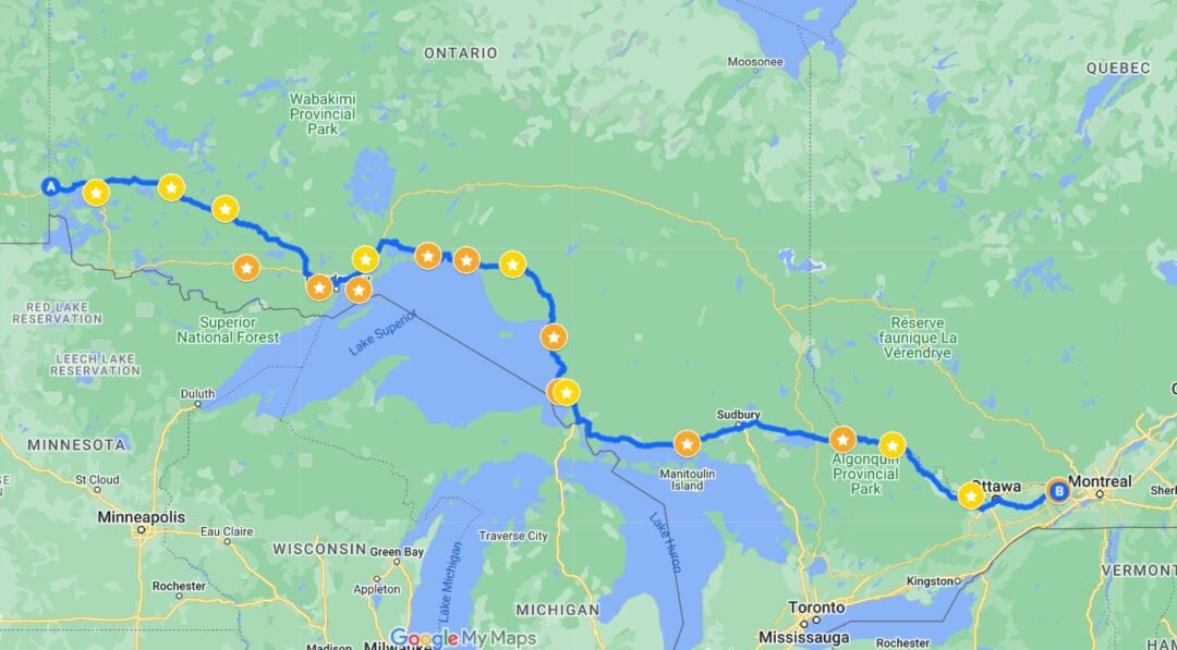 Highway 17 Road Trip: 10 of the Best Ontario Parks | Off Track Travel