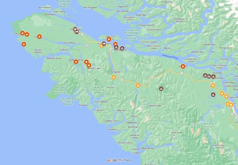 Campbell River to Port Hardy Road Trip Guide: Best Places to Stop
