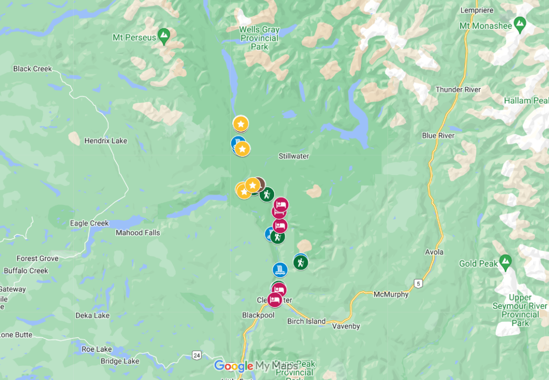 12 of the Best Wells Gray Waterfalls: Trip Planning Guide + Map | Off ...
