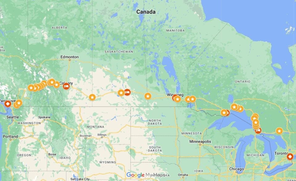 Toronto to Vancouver Road Trip: 24+ Great Places to Stop | Off Track Travel
