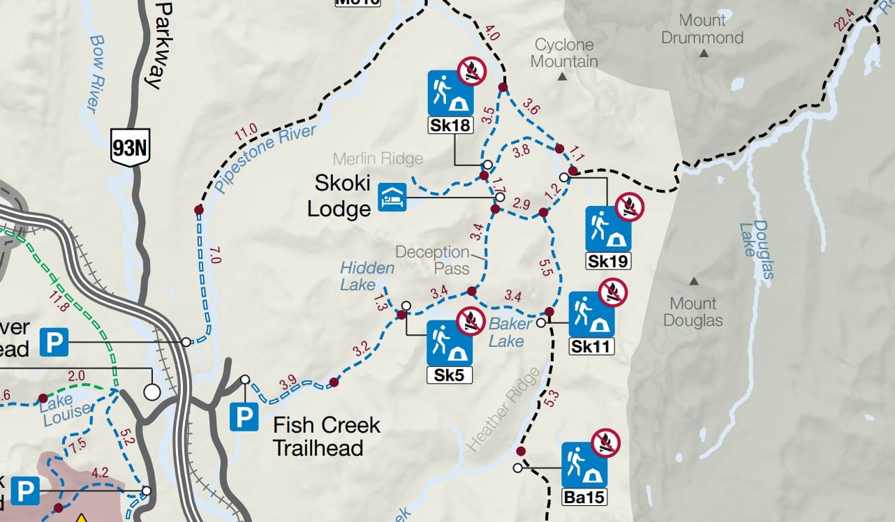 Baker Lake and the Skoki Loop Hiking Guide, Banff National Park | Off ...